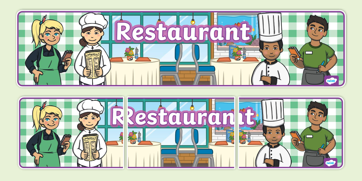 Restaurant Display Banner