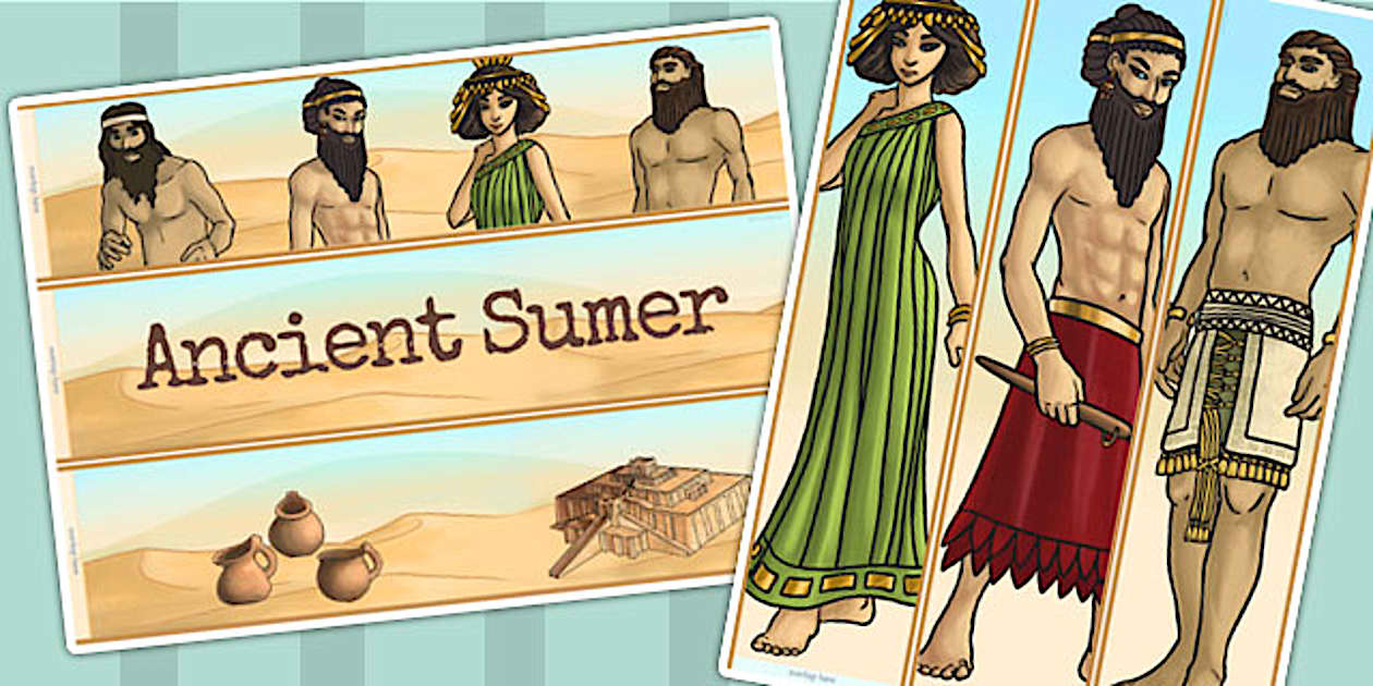 Ancient Sumer Display Borders (teacher made) - Twinkl