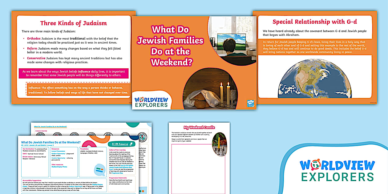 RE: Jewish Life and Beliefs: LKS2 Lesson Pack 3 - Twinkl