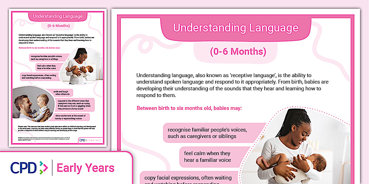 Understanding Language (0-6 months) | Babies Development