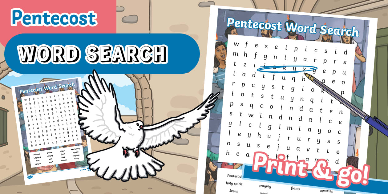 KS2 Pentecost Word Search