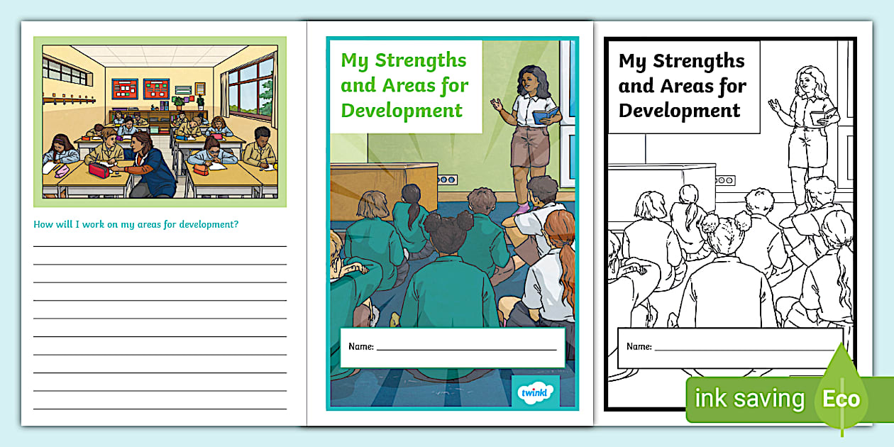 My Strengths and Areas for Development Journal Writing Frame