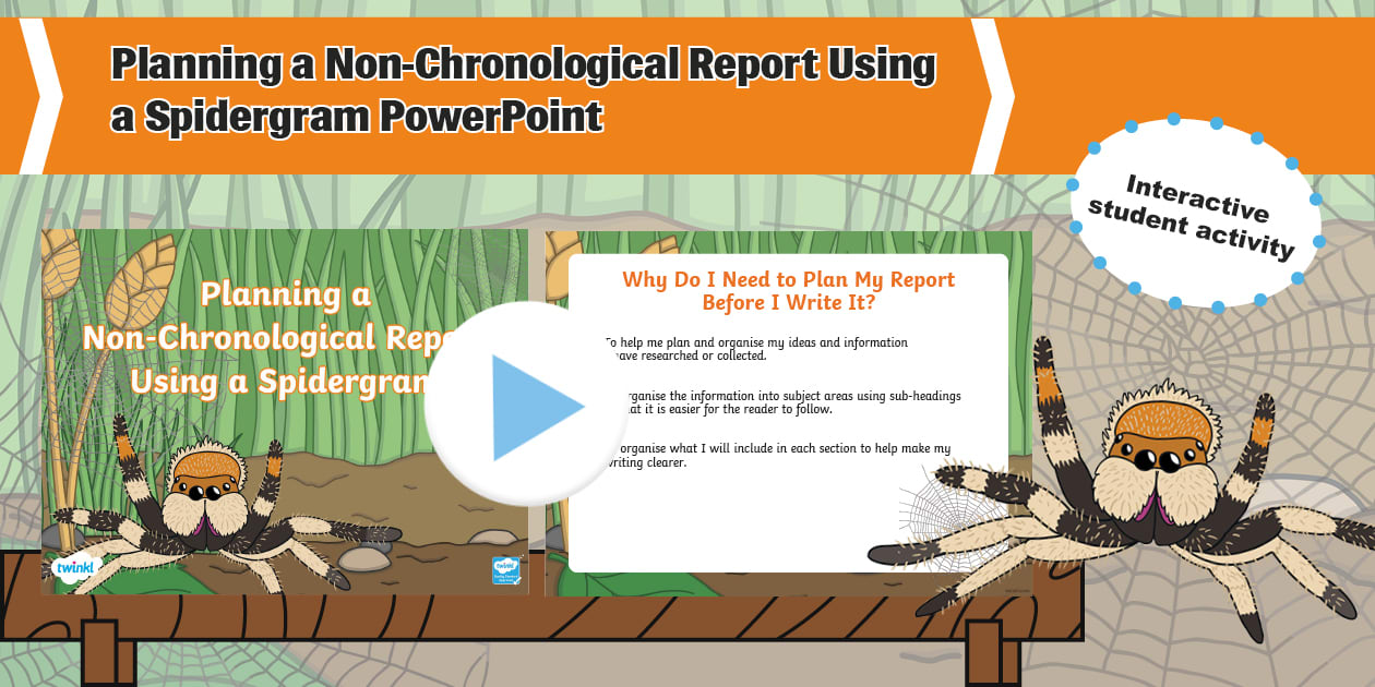 Non-Chronological Report Planning PowerPoint