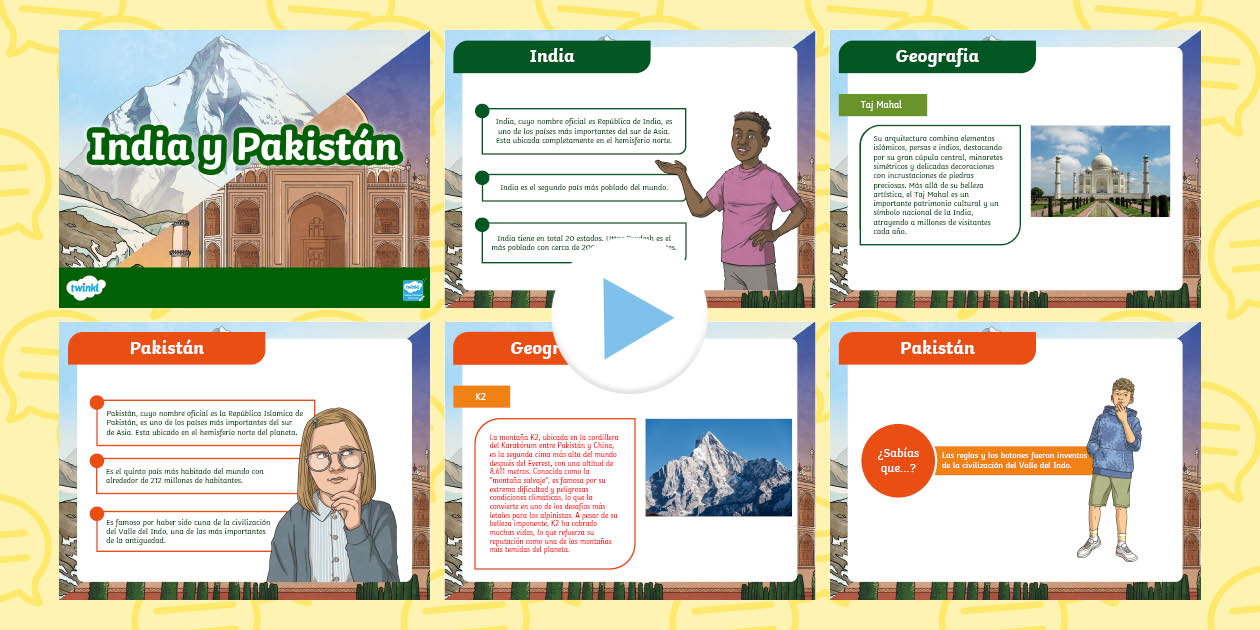 PowerPoint: India y Pakistán (teacher made) - Twinkl