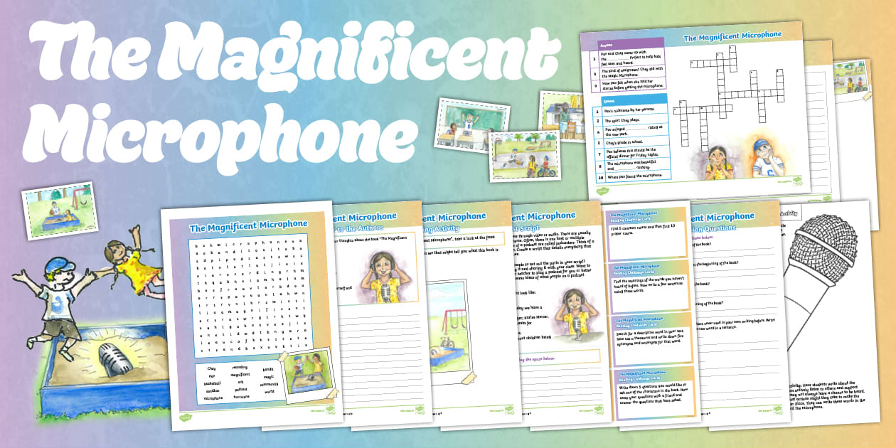 The Magnificent Microphone Free Activity Pack
