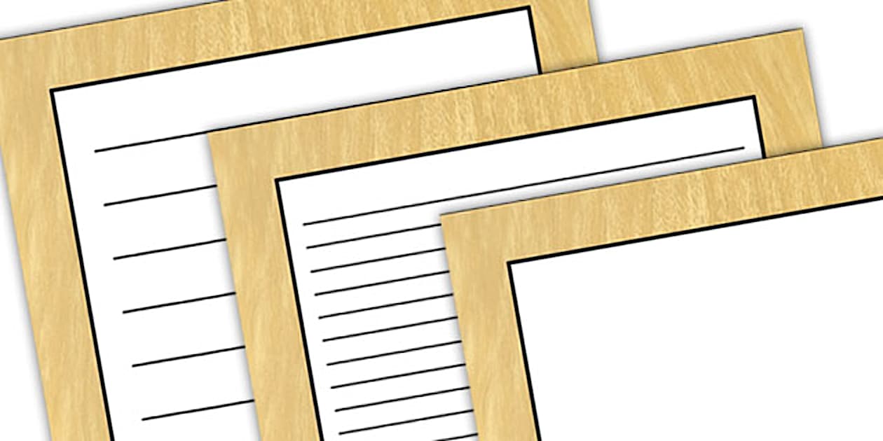 Editable Lion Pattern Portrait Page Border (teacher made)