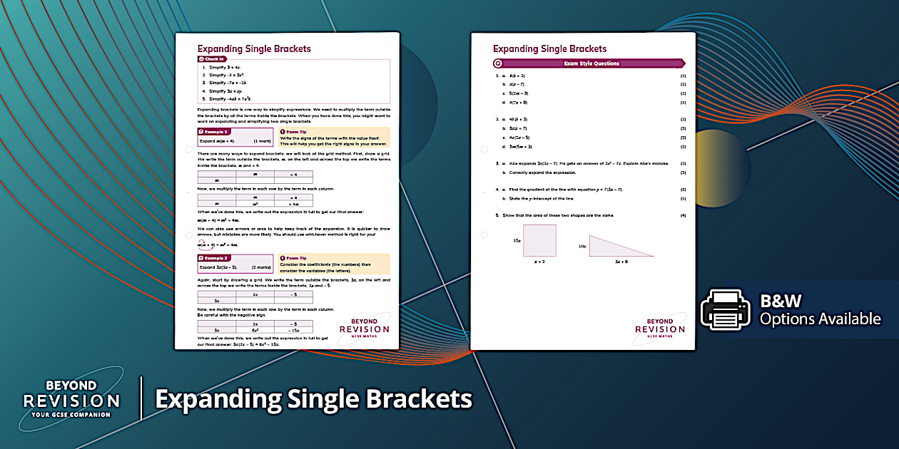 👉 Expanding Brackets Revision | GCSE Maths | Beyond