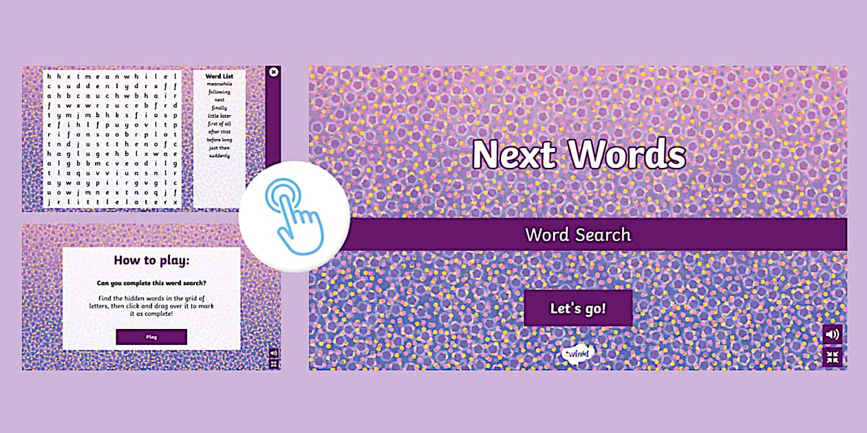 Next Words Word Search (teacher made) - Twinkl