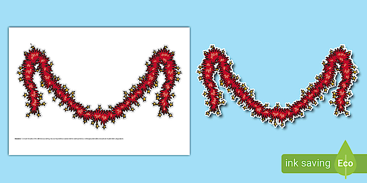 Tinsel Cut-Out (Teacher-Made) - Twinkl