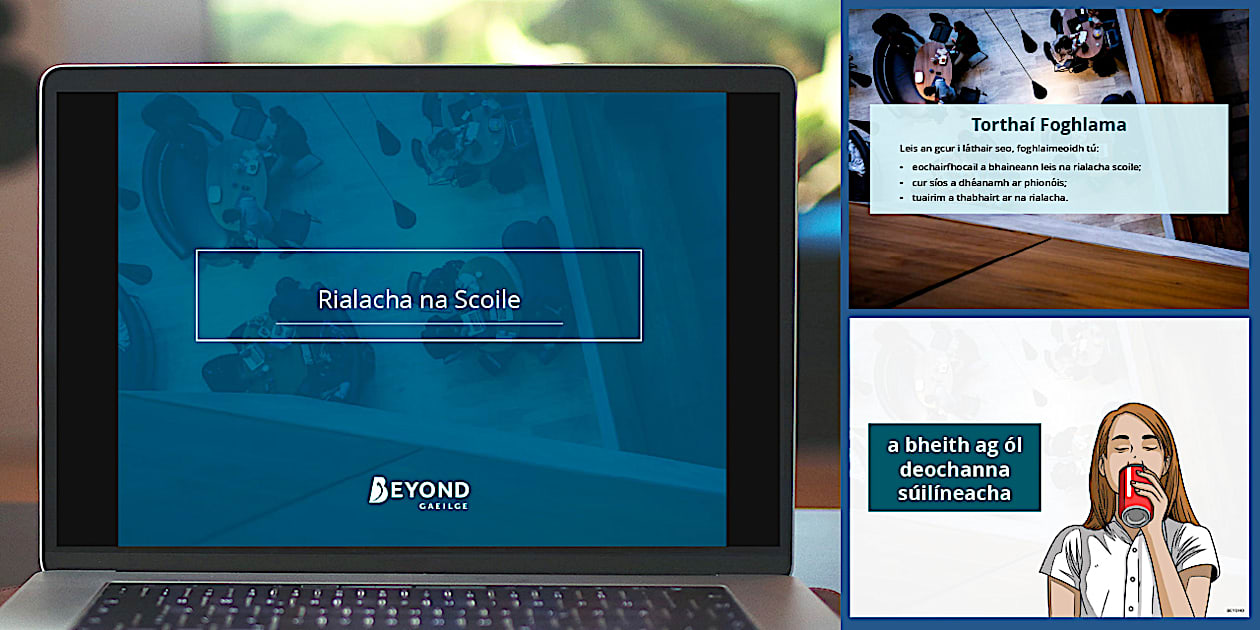 Rialacha na Scoile PowerPoint (teacher made) - Twinkl