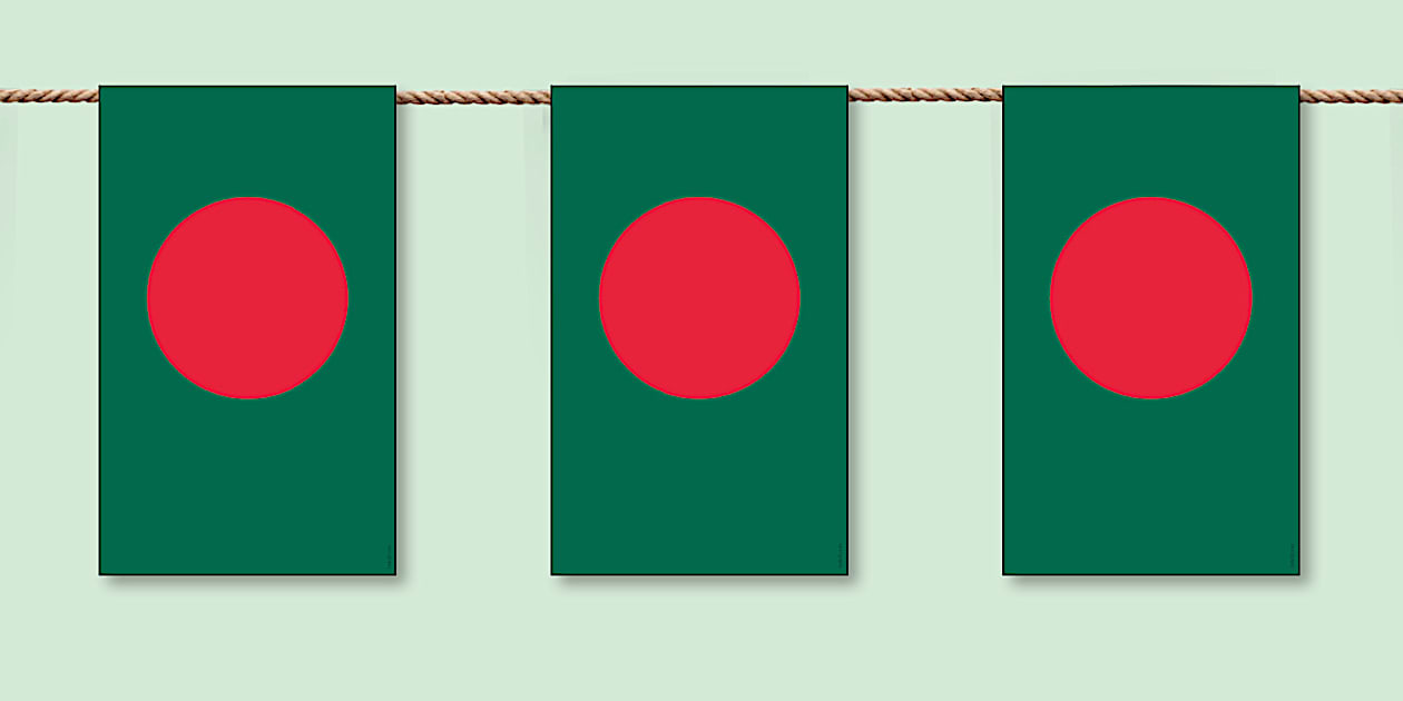 Bangladesh Flag Bunting