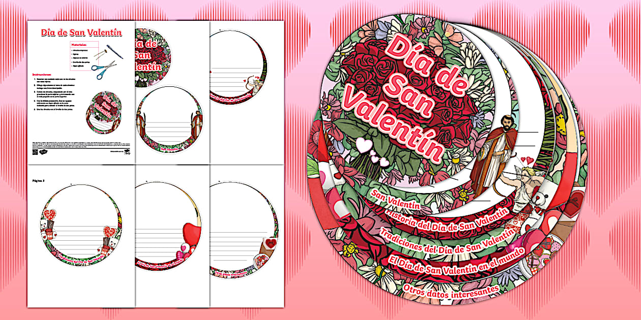 San Valentín - cuadernillo interactivo (teacher made)