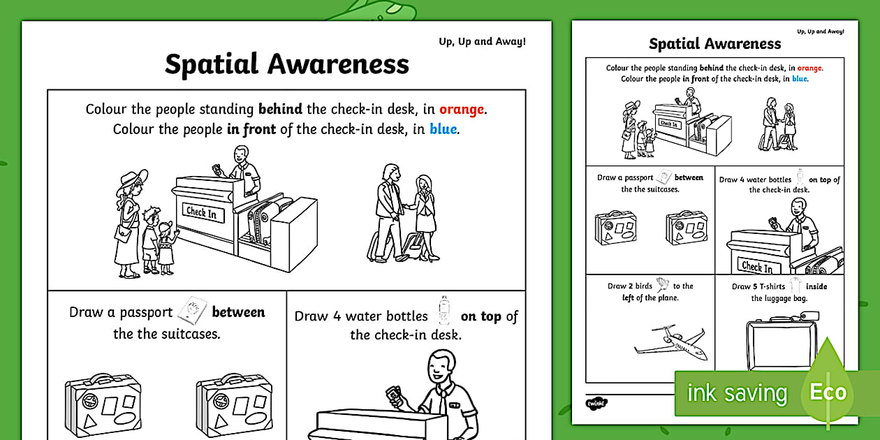 Spatial Awareness Worksheets