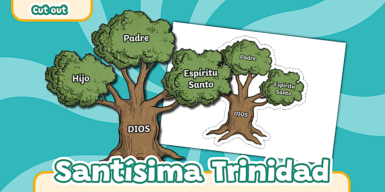 Imagen de la Santísima Trinidad para niños a color | Twinkl
