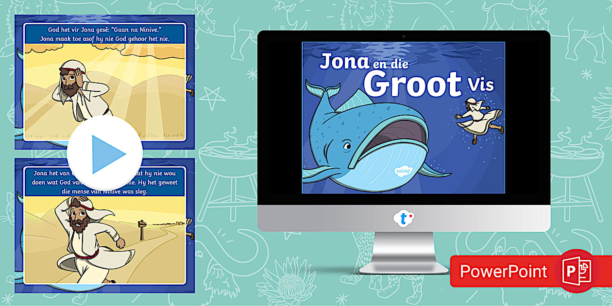 Jona en die Walvis PowerPoint vir die Grondslag Fase