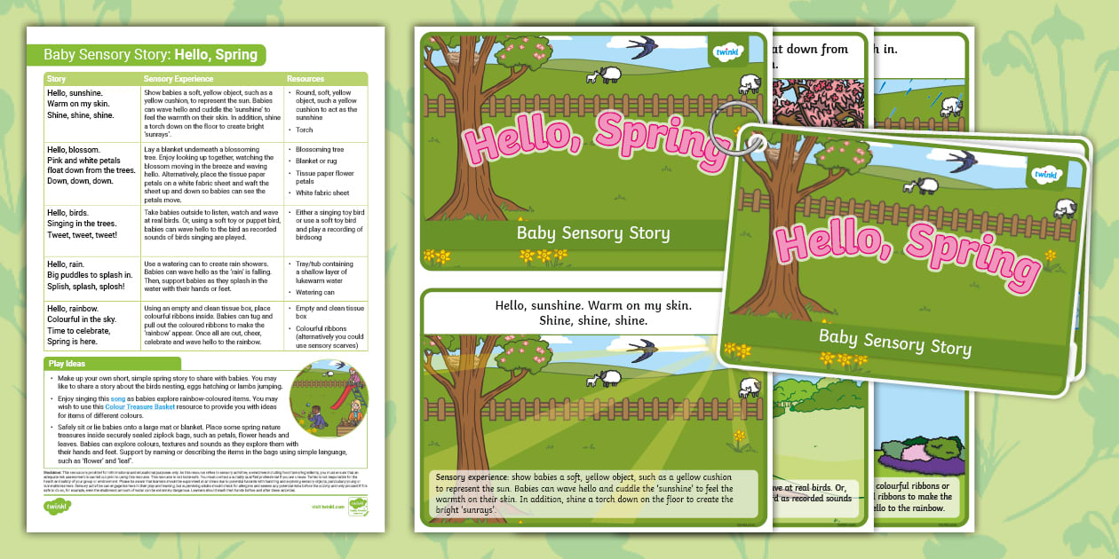 Baby Sensory Story: Hello, Spring | Twinkl (teacher made)