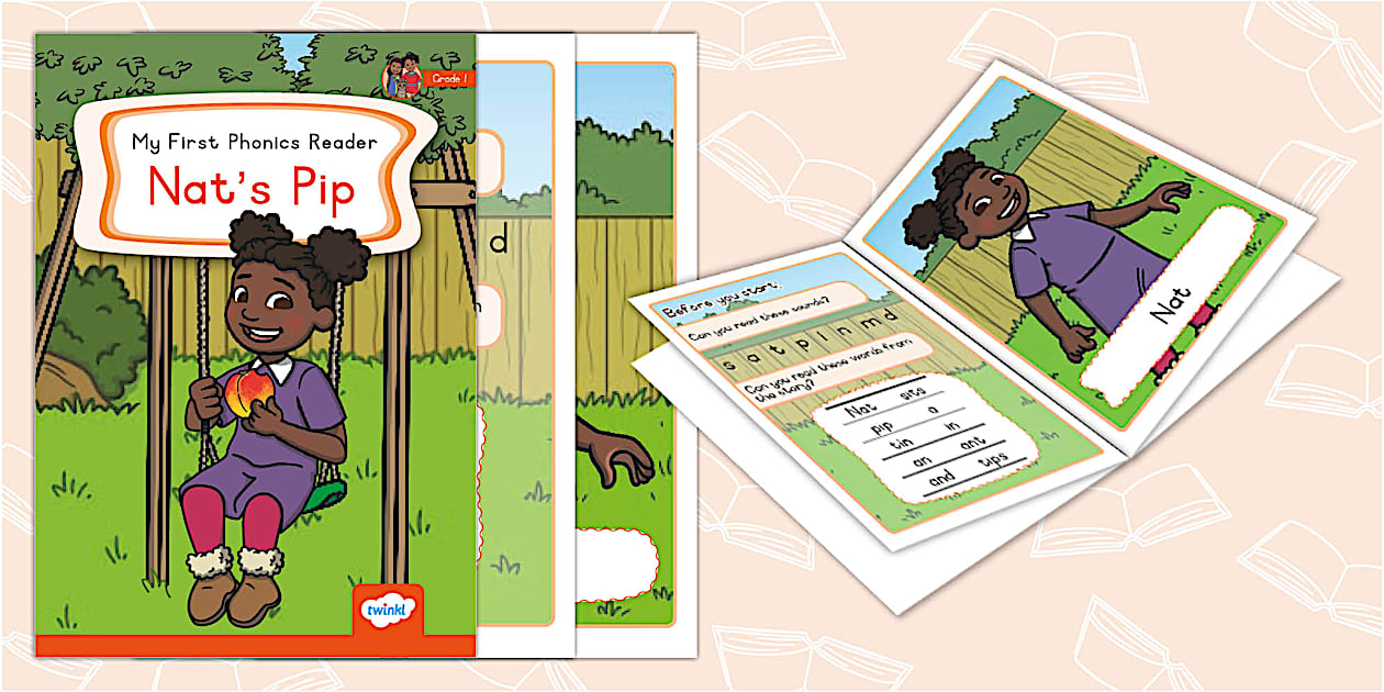 Rhyme and Read Mini Book: Nat's Pip (Teacher-Made) - Twinkl