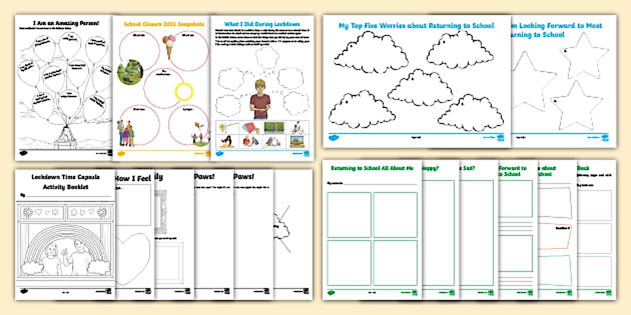 Home Activities To Prepare For School Pack - 5-6 - Parents