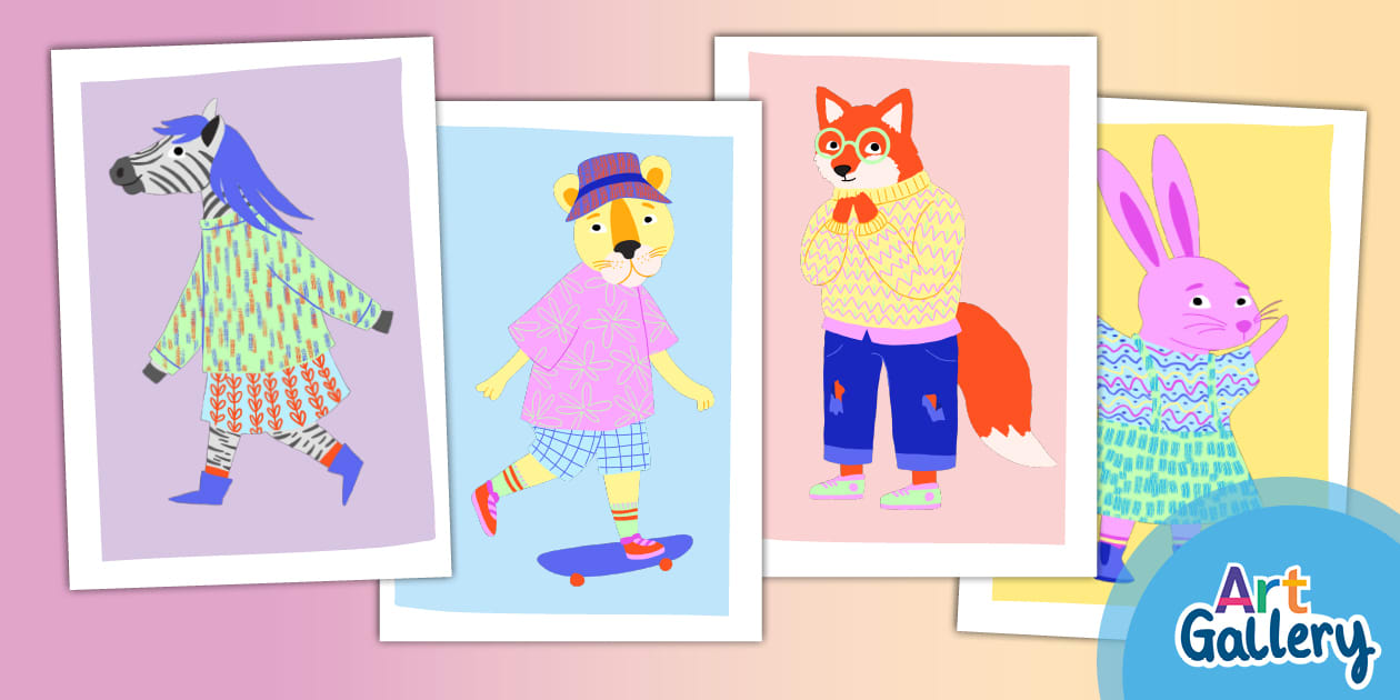 Funky Animal Posters