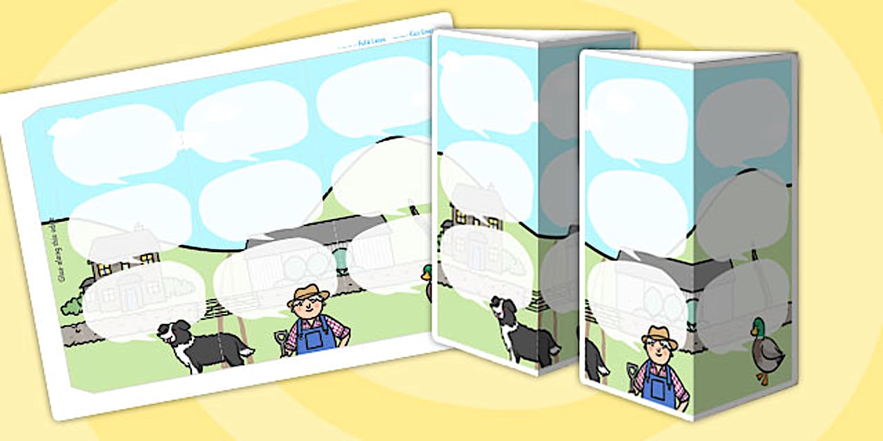 Editable Farm Themed Standing Tabletop Targets - Twinkl