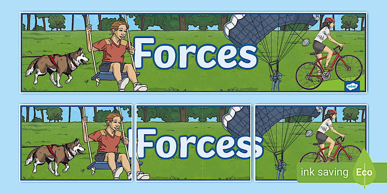 Forces Display Banner - Twinkl