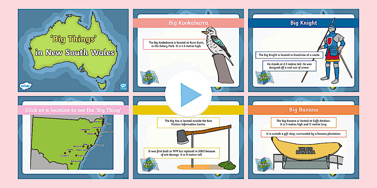 Big Things In New South Wales PowerPoint (teacher made)