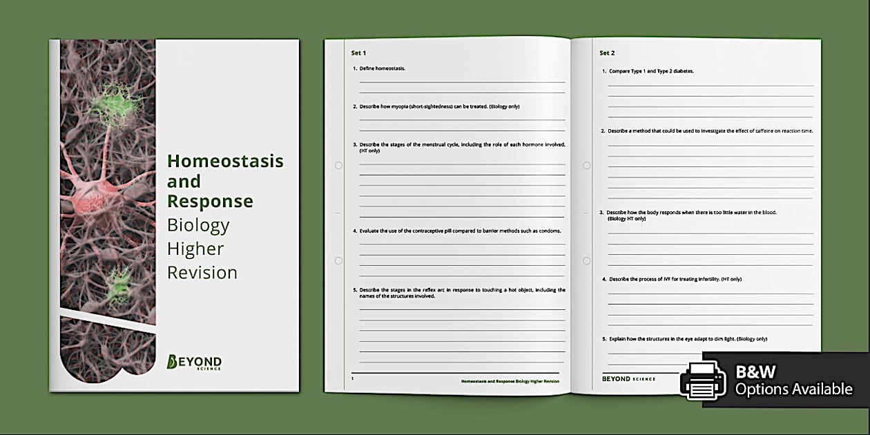 Homeostasis and Response Revision | GCSE Biology | Beyond