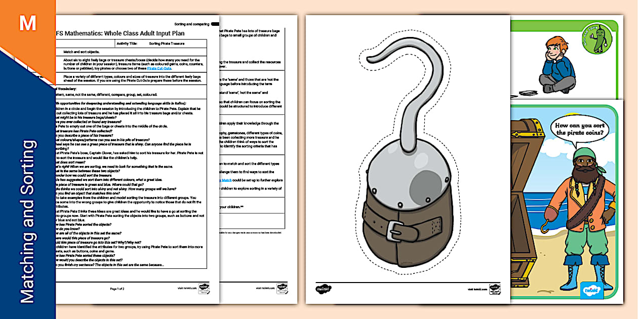 Kindergarten Maths: Pirate Treasure Plan and Resource Pack | Twinkl