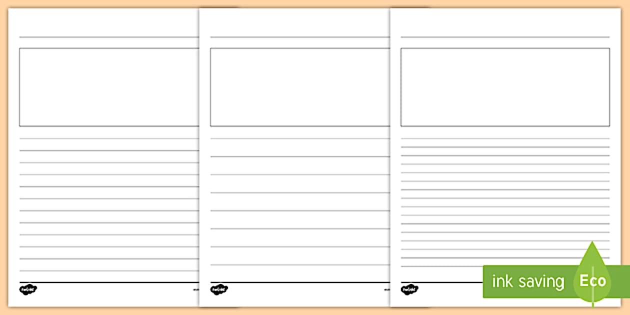 Blank Journal Template | Printable Teaching Resources