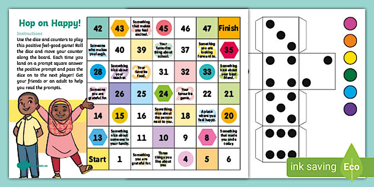 Hop on Happy! (teacher made) - Twinkl