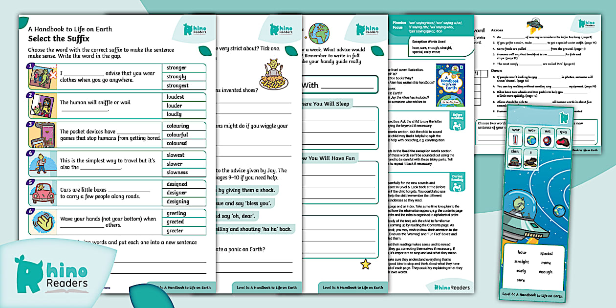 6c A Handbook to Life on Earth: Resource Pack (Teacher-Made)