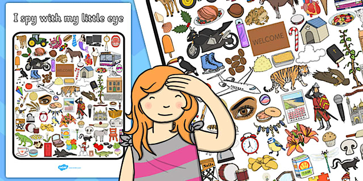 I Spy With My Little Eye Activity 3 (teacher made) - Twinkl