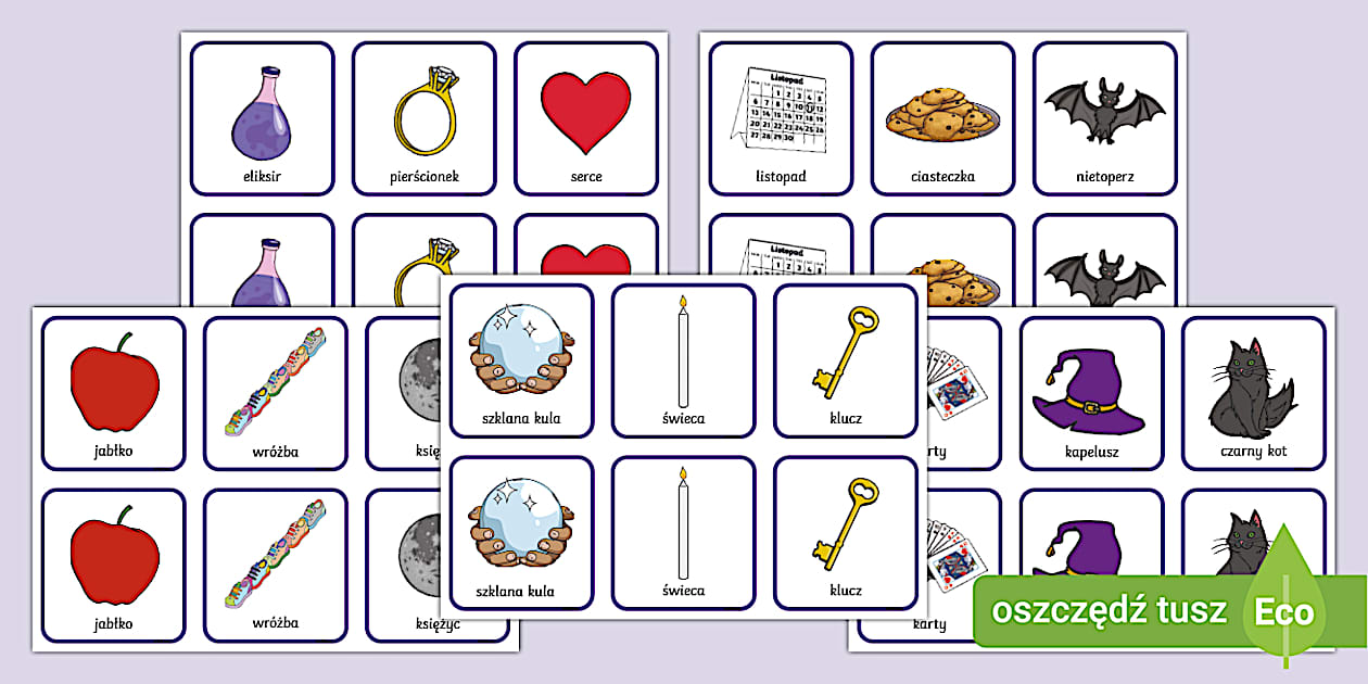 Andrzejki | Gra memory | Karty do wydruku (Teacher-Made)