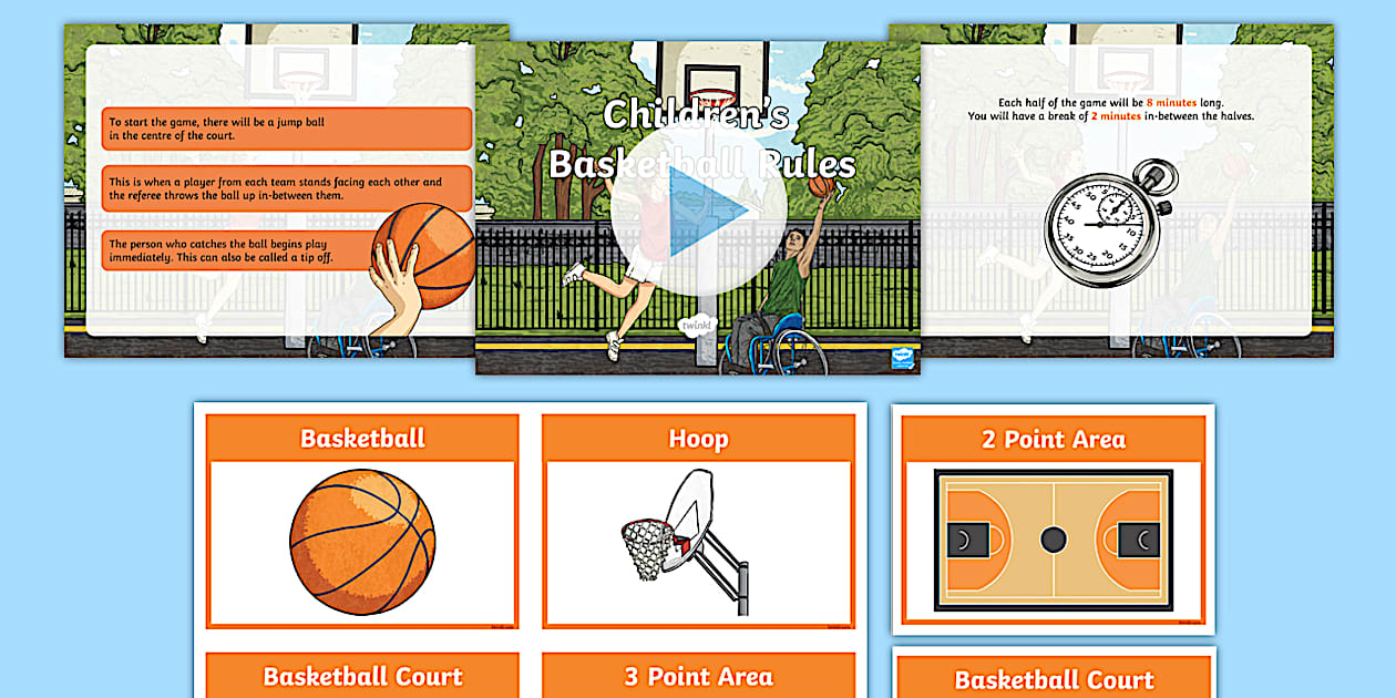 Children's Basketball PowerPoint Pack