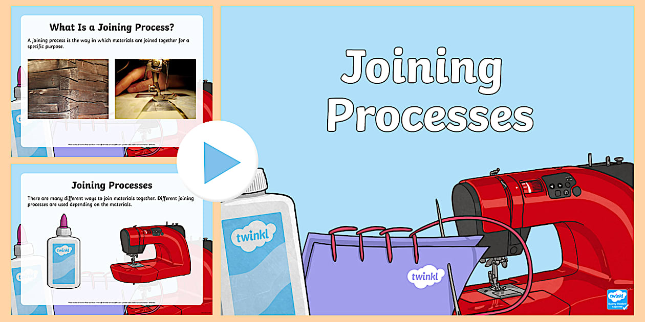 Design Technology Joining Processes PowerPoint - Twinkl