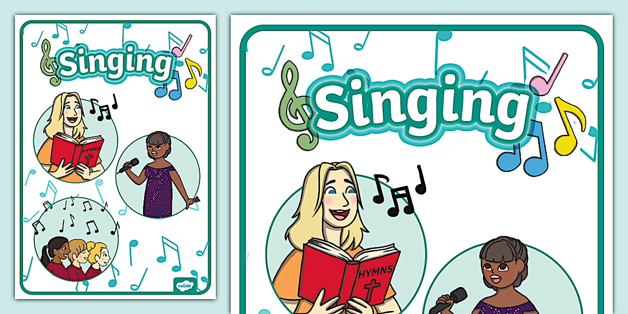 👉 Singing Display Poster (teacher made) - Twinkl