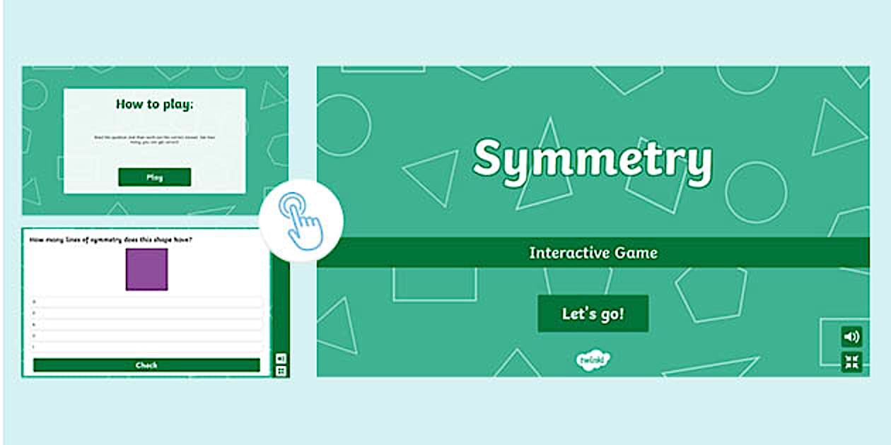 Symmetry Interactive Game (teacher made) - Twinkl