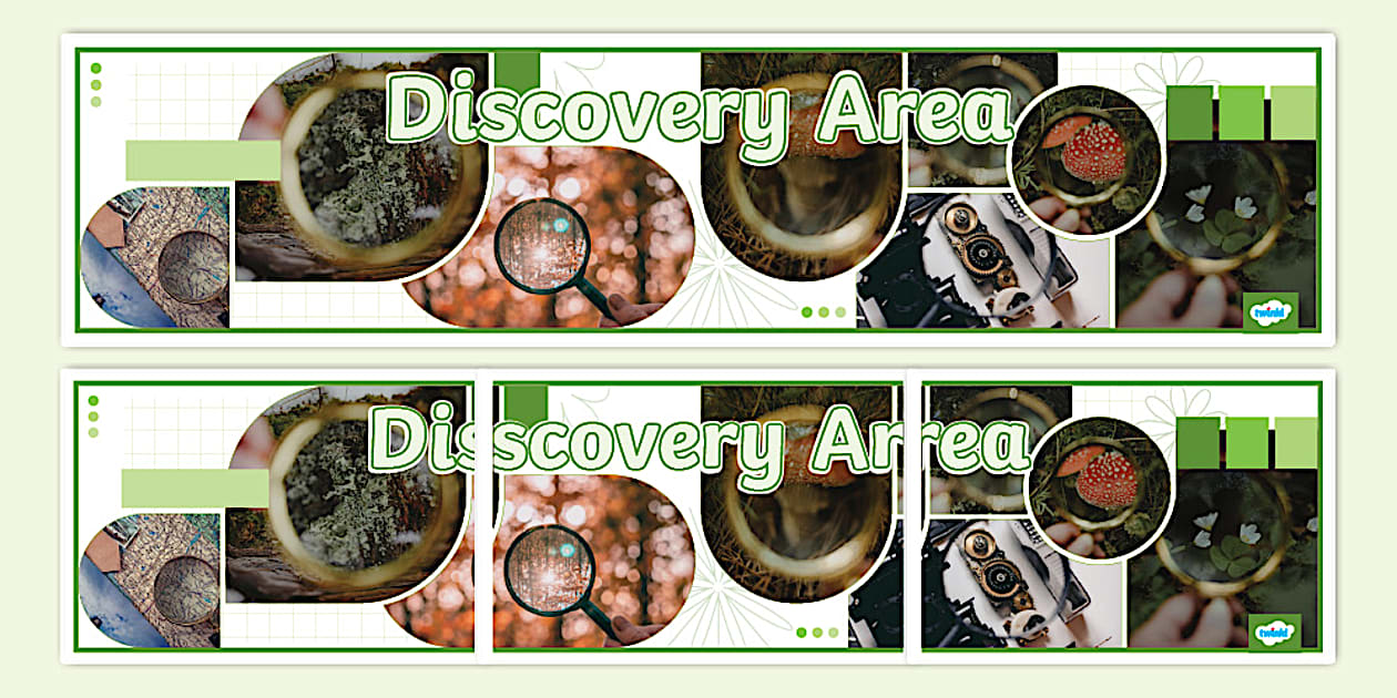 KS2 Discovery Area Photo Display Banner, - Twinkl