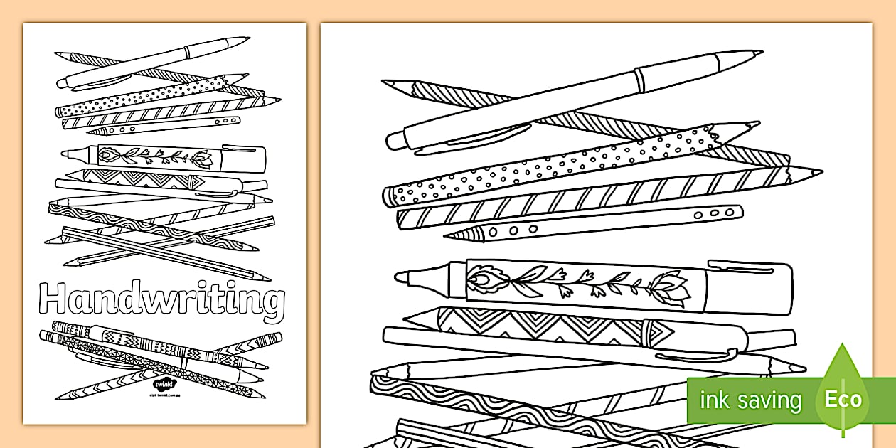 SA Handwriting Mindfulness A4 Book Cover (teacher made)