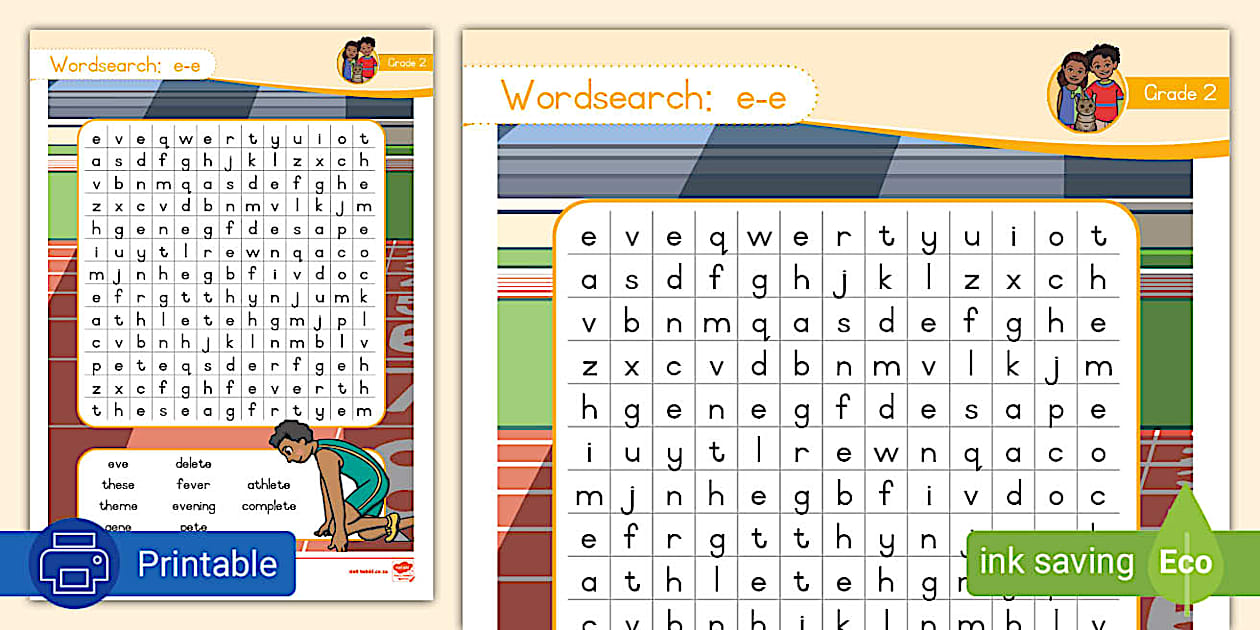 Grade 2 Phonics: e-e Wordsearch (teacher made) - Twinkl