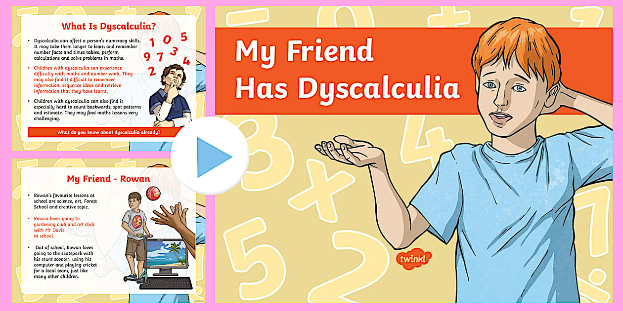 My Friend has Dyscalculia Information PowerPoint - Twinkl