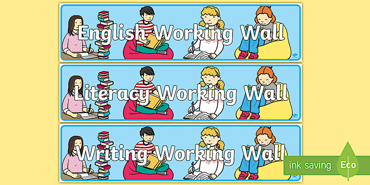 KS1 English Working Wall Display Banner (Teacher-Made)