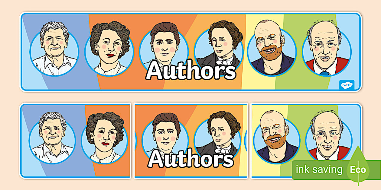 Authors Display Banner (Teacher-Made) - Twinkl