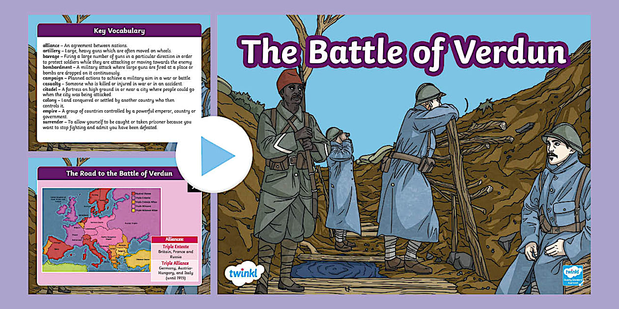 The Battle of Verdun (1916) PowerPoint Presentation | KS1