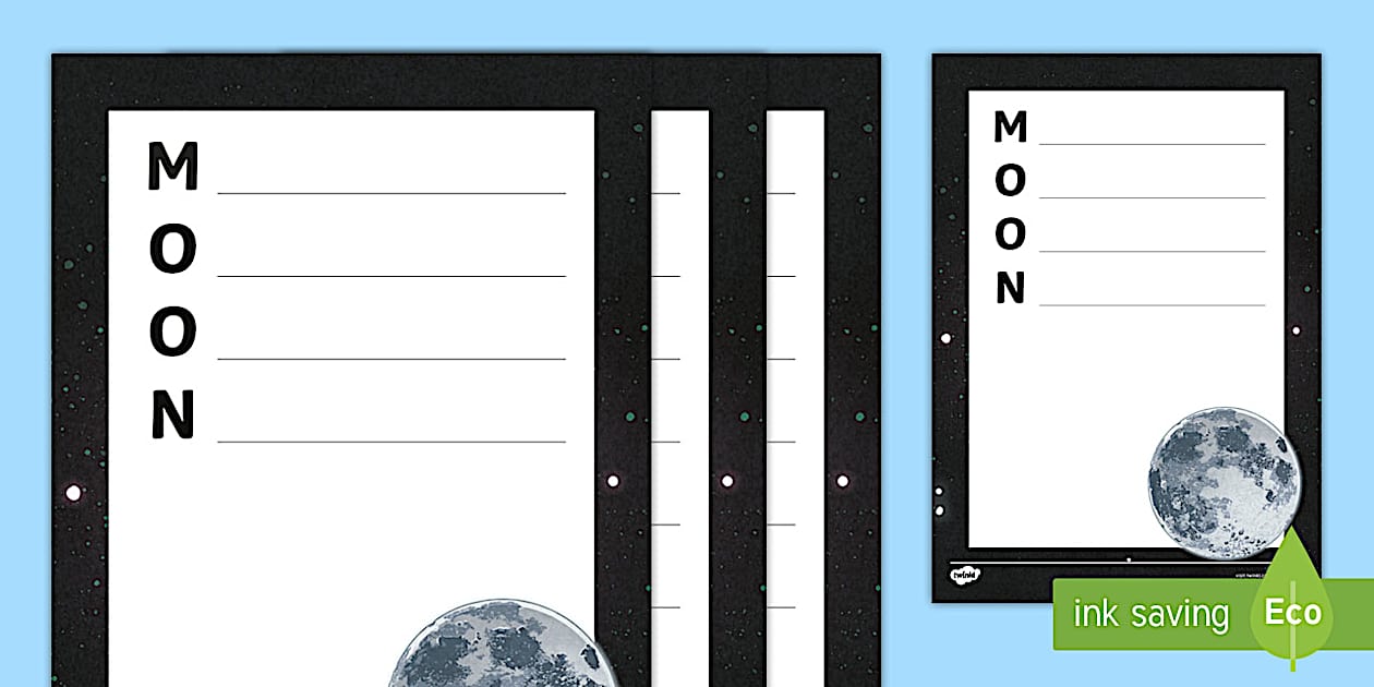 Earth and Space Sciences Acrostic Poems - Twinkl