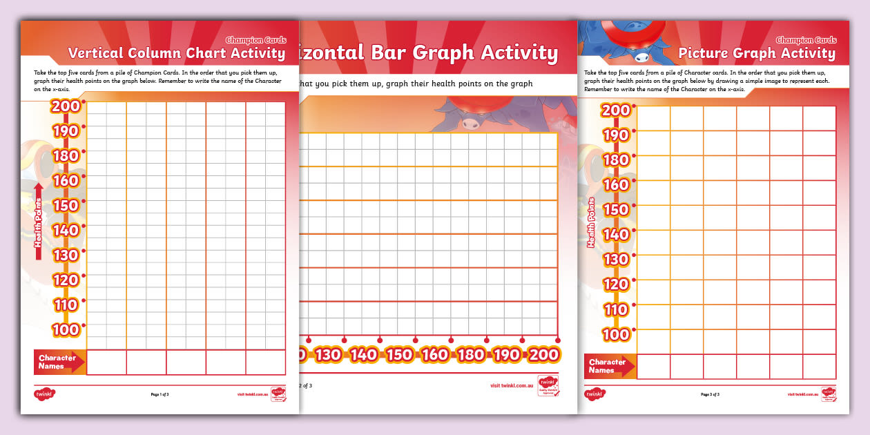 Champion Cards Graphing Activity (teacher made) - Twinkl