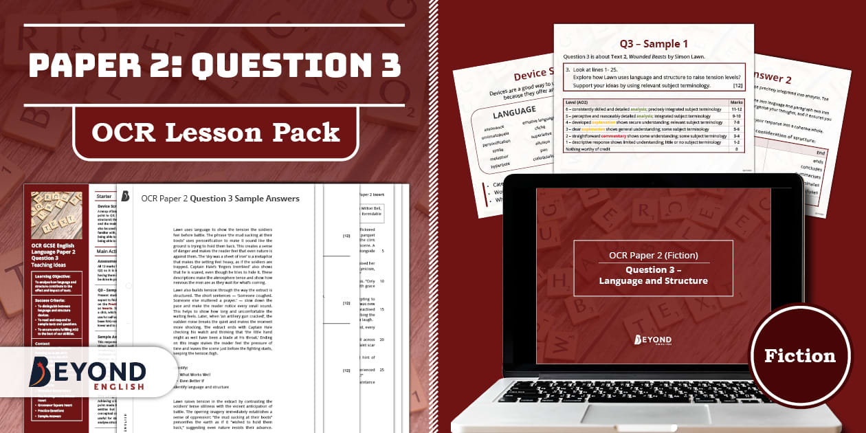 OCR Paper 2 - Question 3 Skills Lesson Pack
