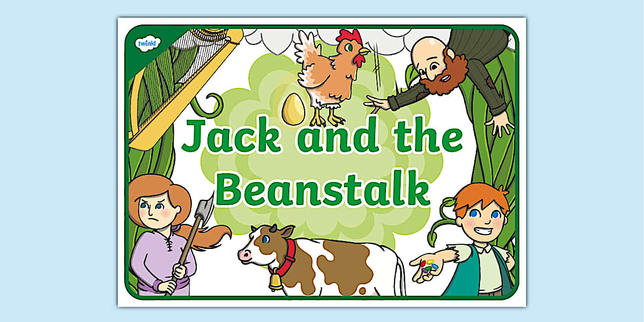Jack and the Beanstalk Story Poster (teacher made) - Twinkl
