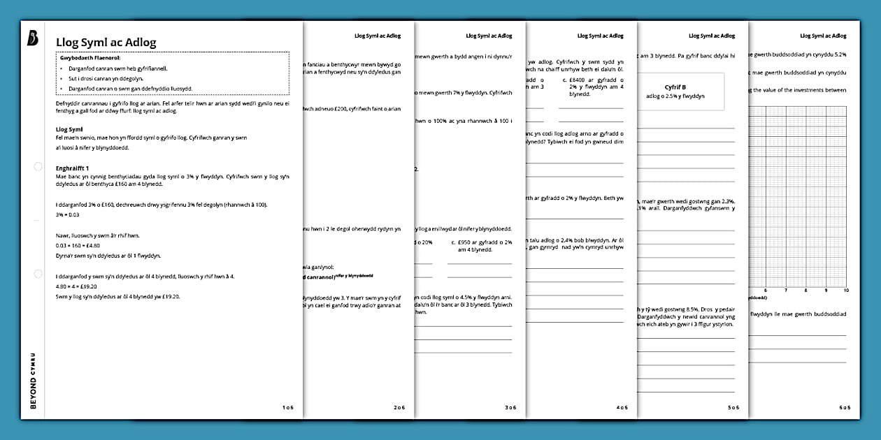 Llog Syml ac Adlog (teacher made) - Twinkl