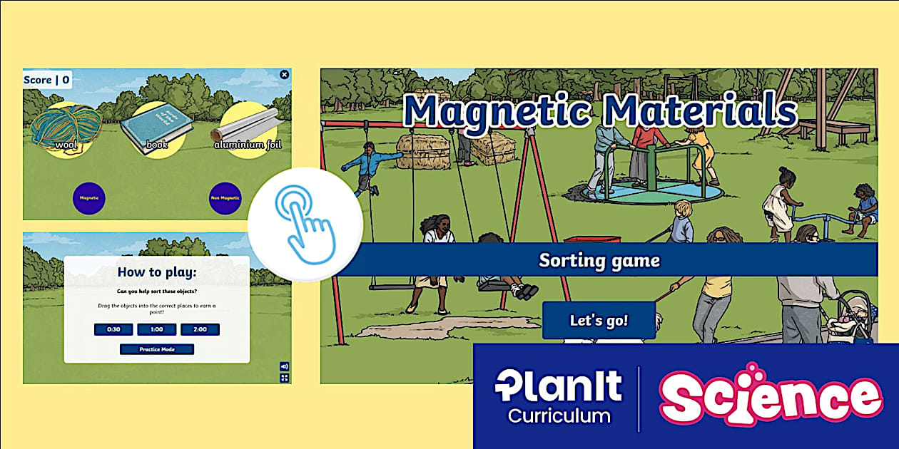 Sorting Magnetic Materials (teacher made) - Twinkl